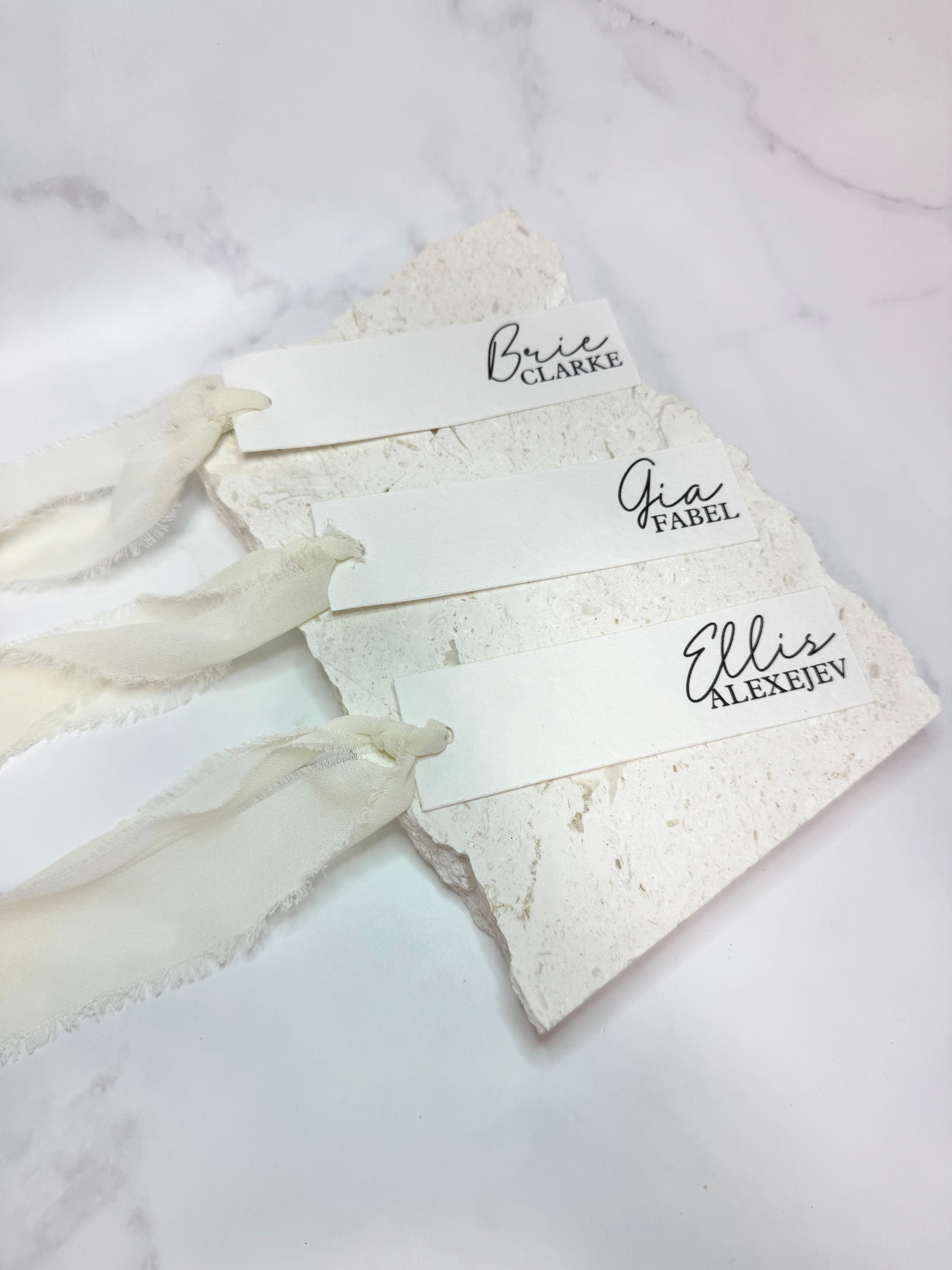Wedding seating names – Signed By Design